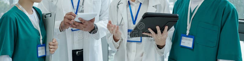 Doctors Working in Team in Hospital Stock Photo - Image of doctor ...