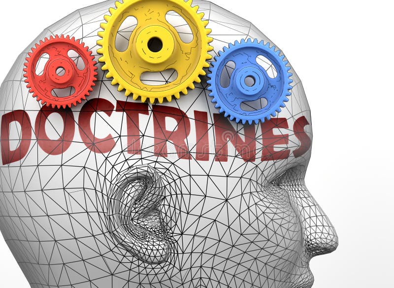 Doctrines and Human Mind - Pictured As Word Doctrines Inside a Head To ...