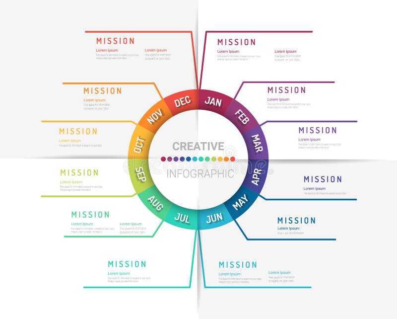 Infographics 12 Options Stock Illustrations – 348 Infographics 12 ...