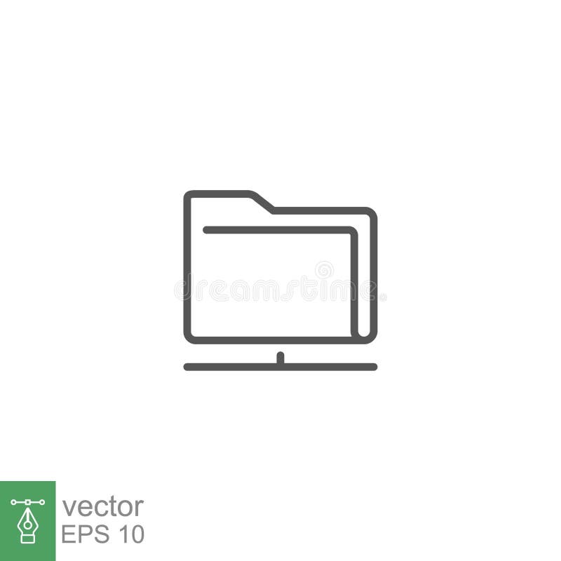 Document Access, Public Shared Icon. Folder Sharing Concept Stock ...
