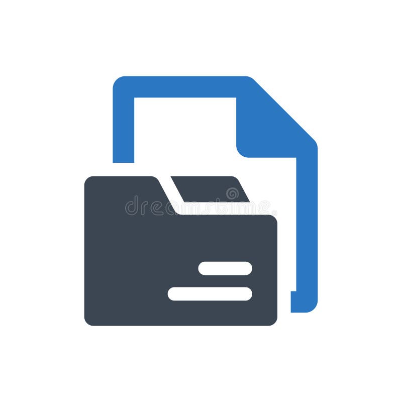 Document Archive,box with Files Line Icon, Vector. Document Archive,box ... Document Archive,box with Files Line Icon, Vector. Document Archive,box ...
