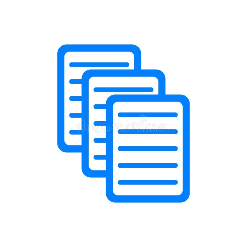 Document and Background As Vector Illustration Stock Vector ...