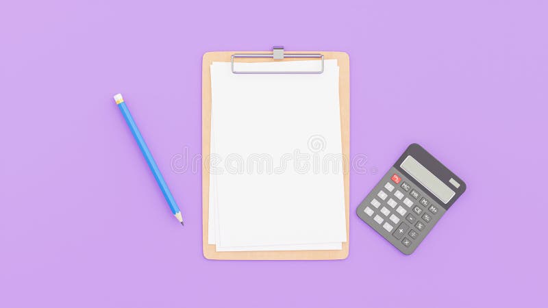 Document Board with Business Concept Stock Illustration - Illustration ...