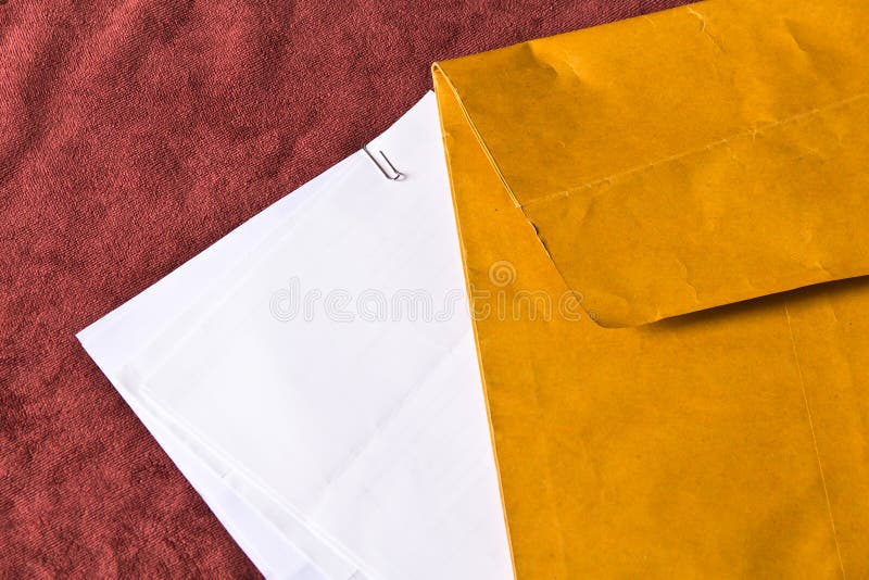 Document stock photo. Image of layer, white, brown, office - 33969780