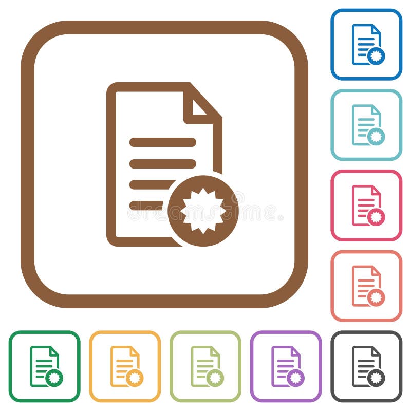 List Icons Certification Stock Illustrations – 166 List Icons ...