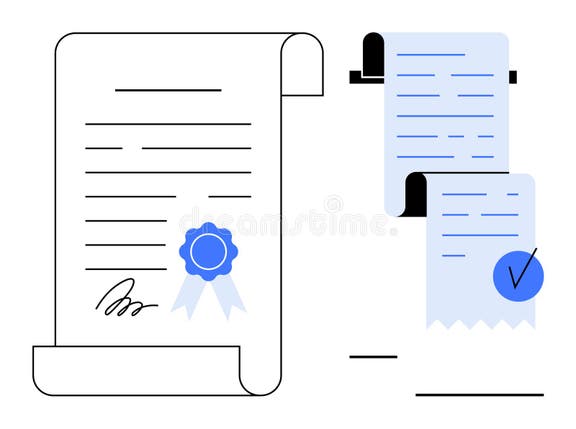 Document Certification with Signed Certificate, Receipt, and ...