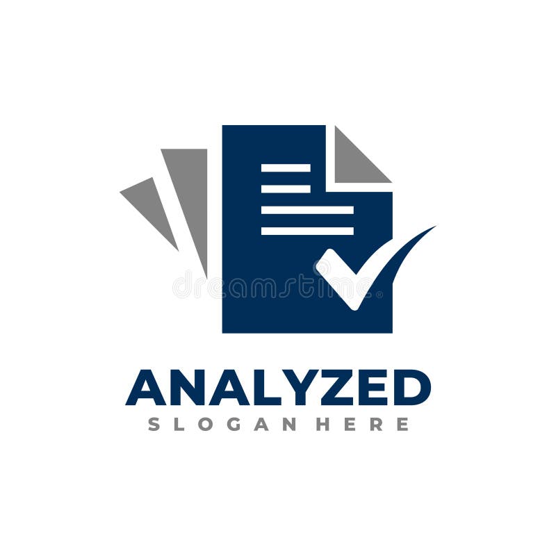 Document Check Logo Design Template Vector Stock Vector - Illustration ...