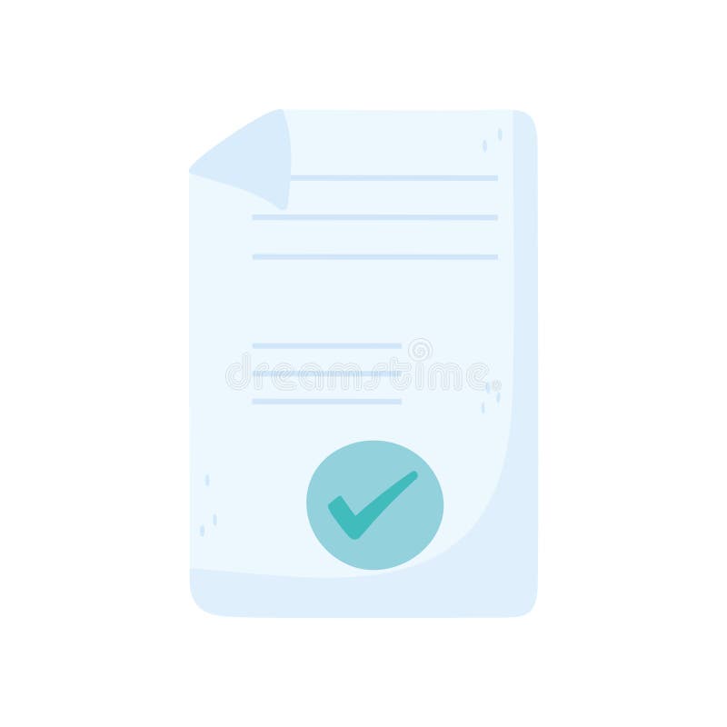 Document check mark stock vector. Illustration of checklist - 214746392 Document check mark stock vector. Illustration of checklist - 214746392