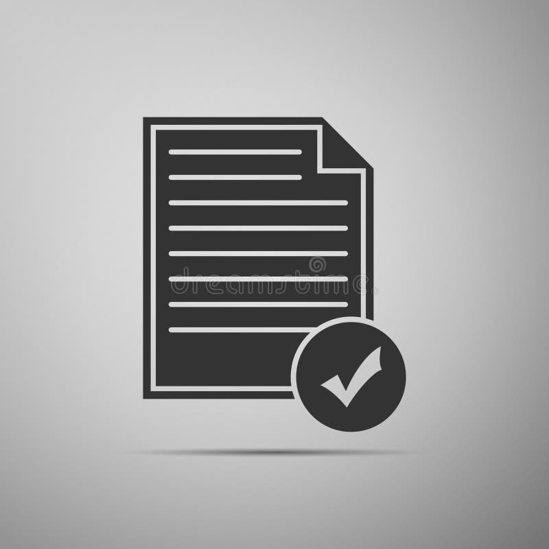 Simple, Flat, Grey Checklist/clipboard Icon with Red Check Marks Stock ...