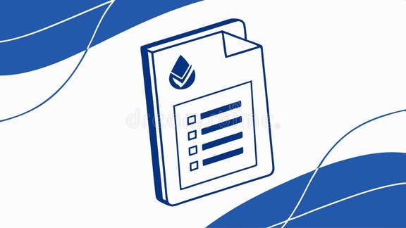 Document with Check Marks Vector, Task Completion, Verified File and Approval Art Vector Design ...