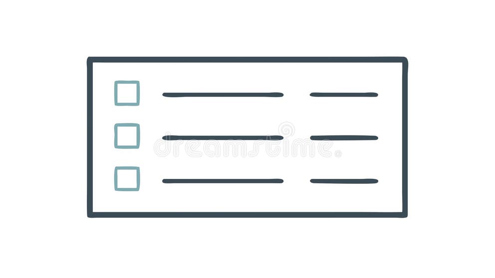 Document Checklist Form Vector Graphic Icon, Vector Design Generative ...