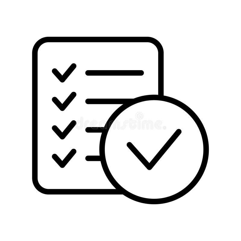 Document Checklist Icon. Report Vector Icon. Paper Sheet Business ... Document Checklist Icon. Report Vector Icon. Paper Sheet Business ...