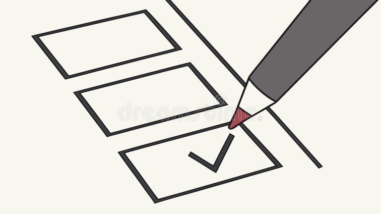 Document with Checkmark, Symbolizing Approval, Completion, and ...