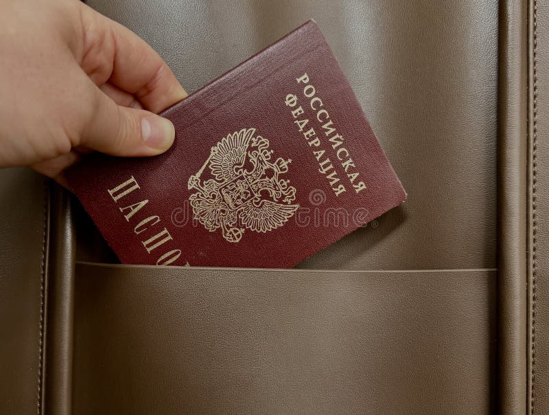 Document of a Citizen of the Russian Federation Editorial Stock Photo ...