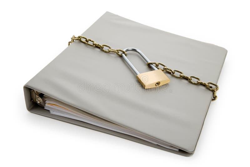 Document confidentiel image stock. Image du blanc, confidentiel - 13988491