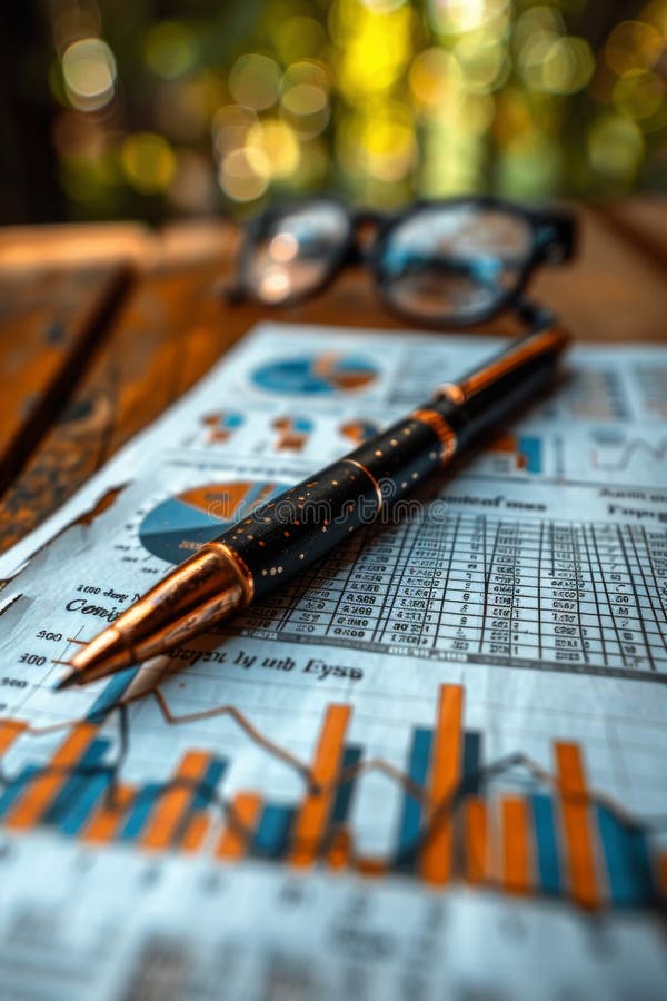 Document with Data Analysis Strategy, Accounting Marketing or Reporting ...