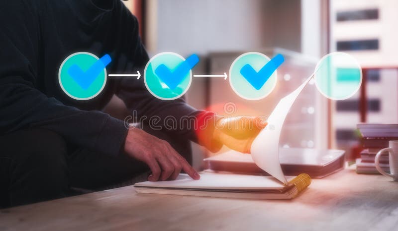 Document Data System Report HR Technology Concept Stock Photo - Image ...