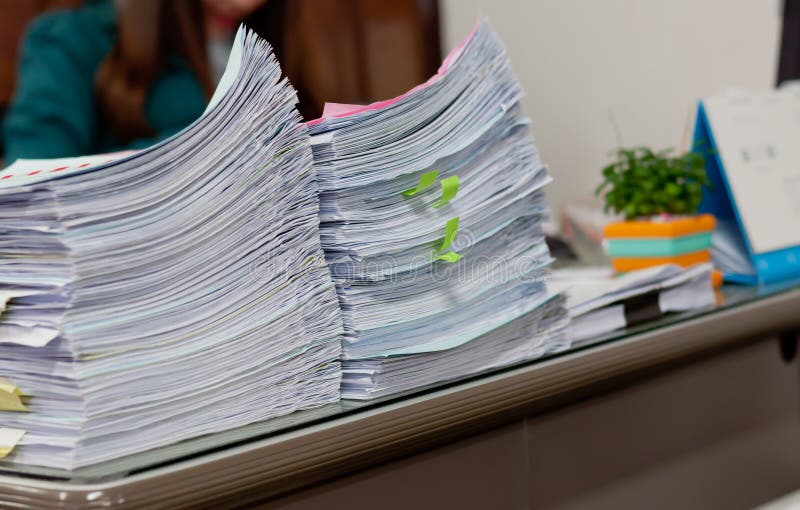 Document on desk. stock image. Image of paper, workplace - 66413201