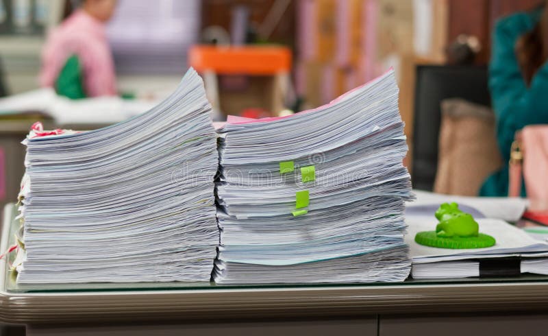 Document on desk. stock image. Image of paper, workplace - 66413201