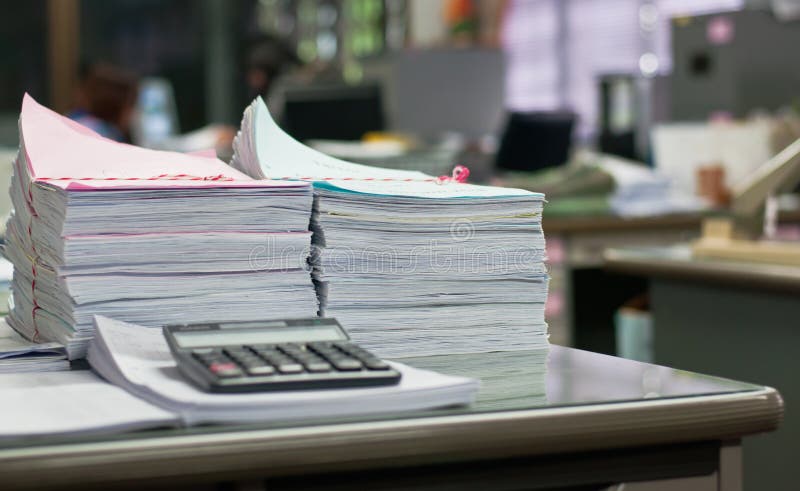 Document on desk. stock image. Image of accounting, copy - 66412487