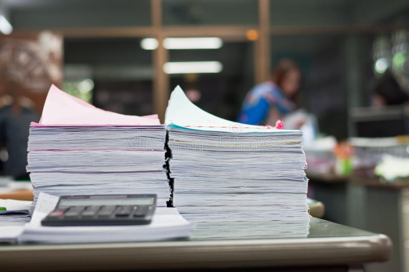 Document on desk. stock image. Image of accounting, copy - 66412487