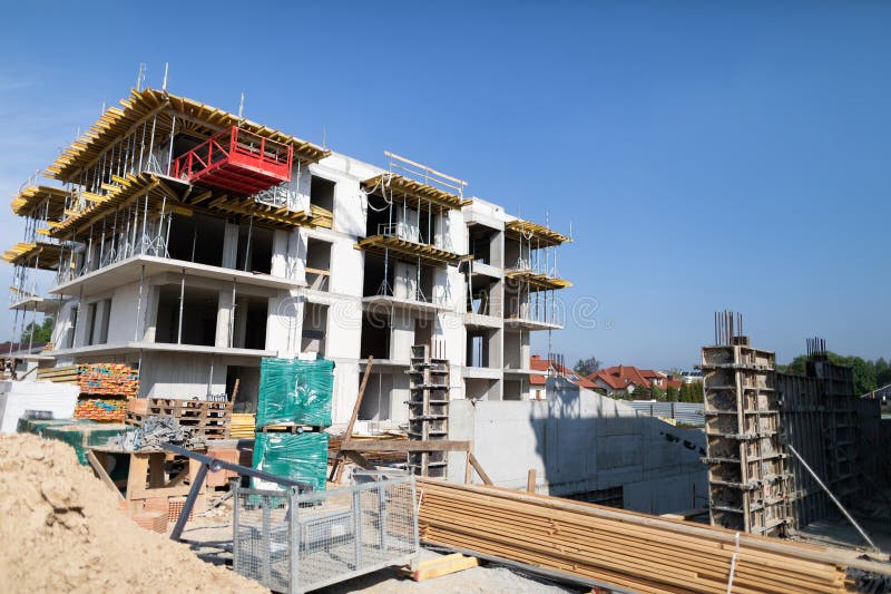 This Document Discusses the Construction Progress of a Modern Building ...