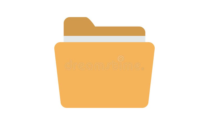 Document Documents File Folder Icon Vector Image Stock Illustration ...