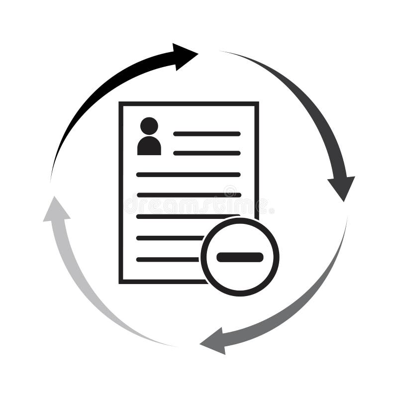 Document stock vector. Illustration of pictogram, isolated - 166189824