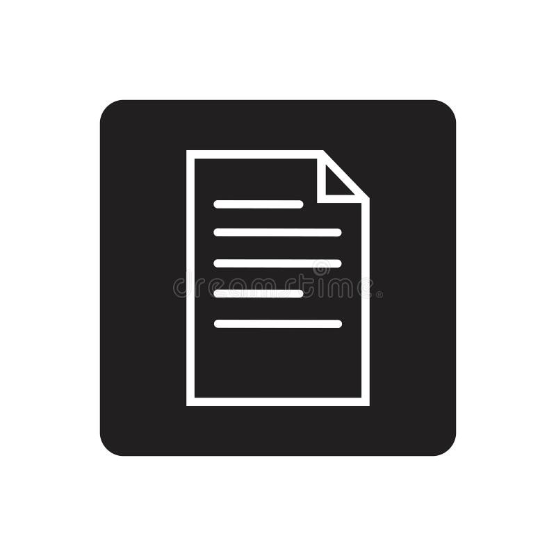 Document stock vector. Illustration of papers, rectangle - 166648666