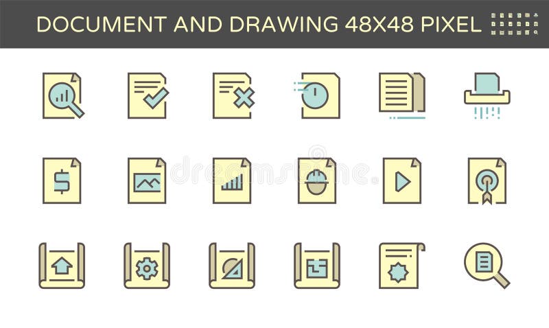 Document Pixel Icon Stock Illustrations – 12,173 Document Pixel Icon ...