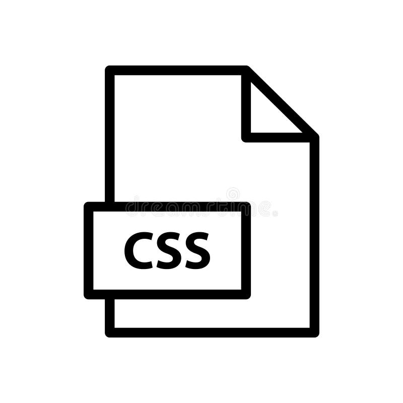 Document, Extension, File, Format Icon CSS Symbol Illustration Design ... Document, Extension, File, Format Icon CSS Symbol Illustration Design ...