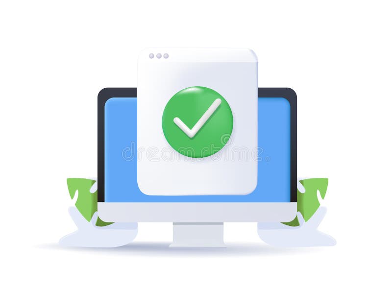 Check Mark Icon. Approvement Concept. Document, File, Clipboard ...