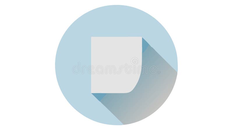 Document File Blank Page Flat Vector, Vector Design Generative AI Stock ...