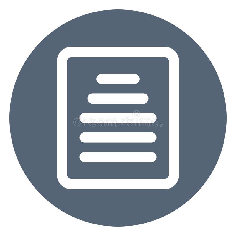 Document, File Bold Vector Icon Which Can Be Easily Edited or Modified ...