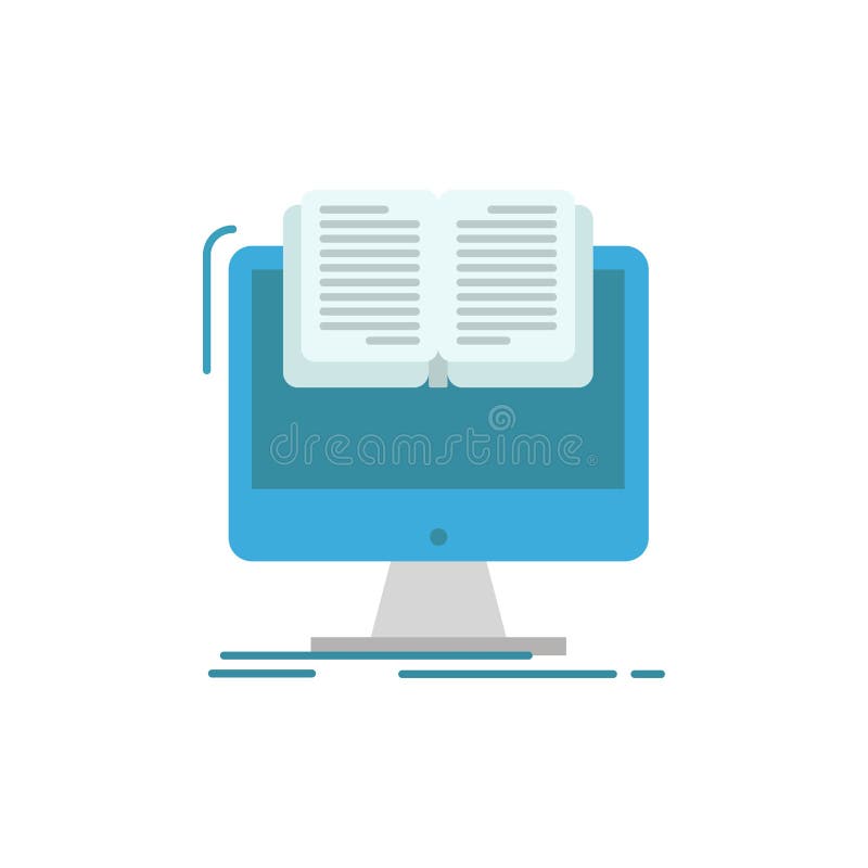 Document, File, Computer, Cv, Book Flat Color Icon. Vector Icon Banner ...