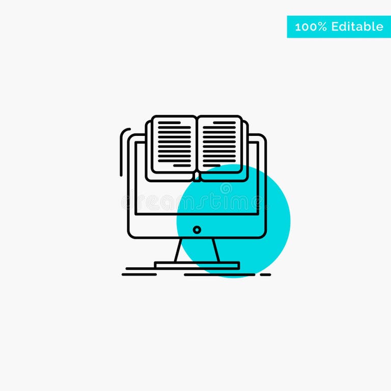 Document, File, Computer, Cv, Book Turquoise Highlight Circle Point ...