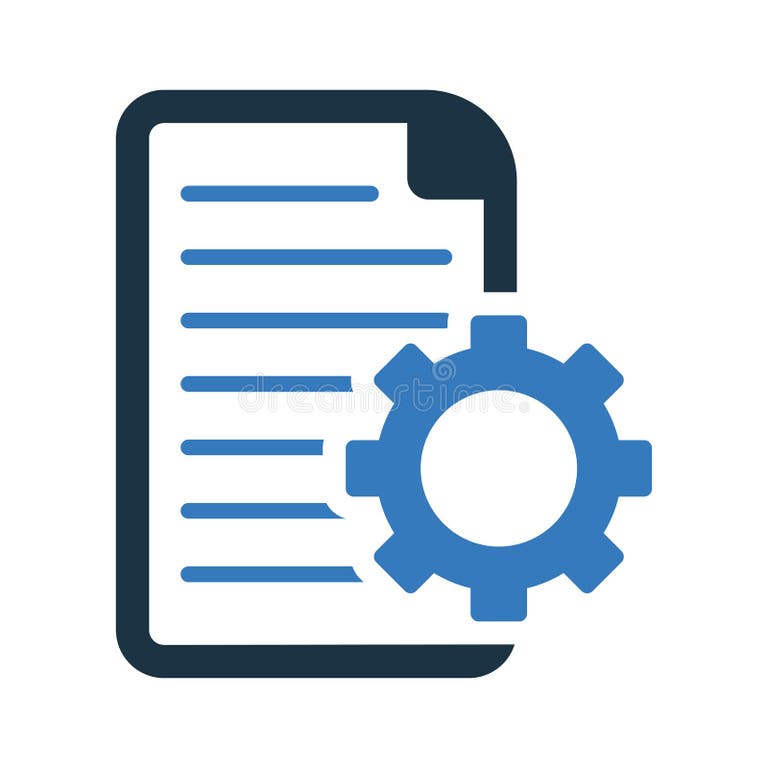 Document, File, Configuration Icon. Simple Editable Vector Illustration ...