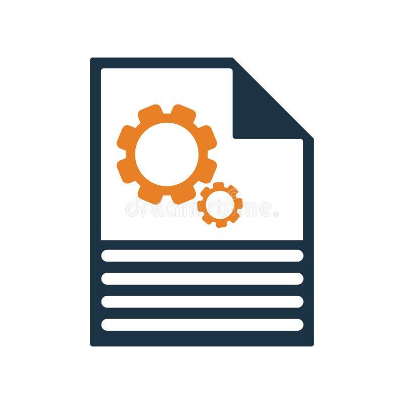Document, File, Configuration Icon. Simple Editable Vector Graphics ...