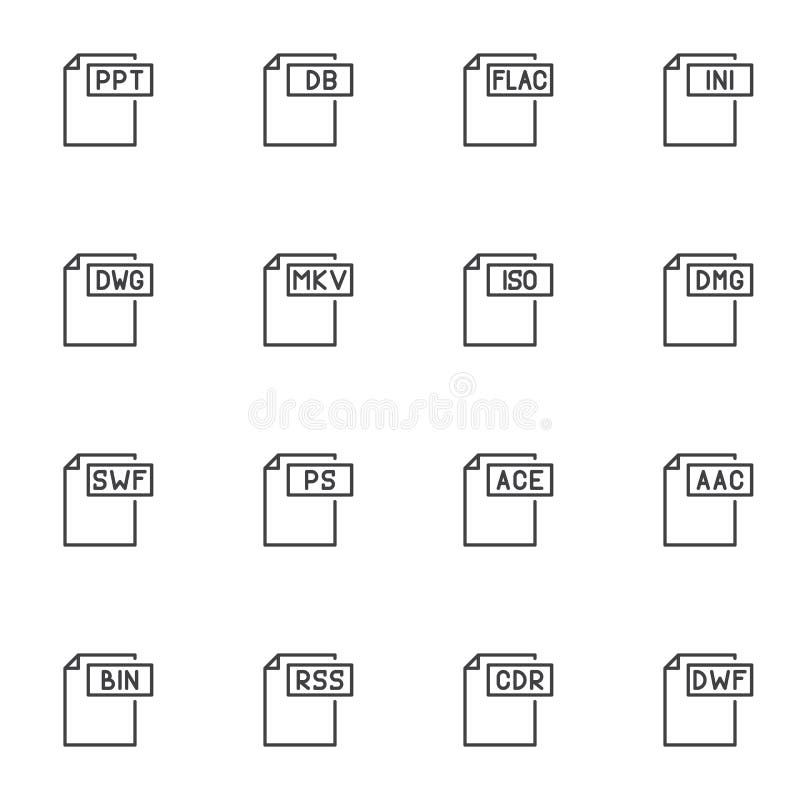 Dwf Format Document Line Icon Stock Illustrations – 5 Dwf Format ...