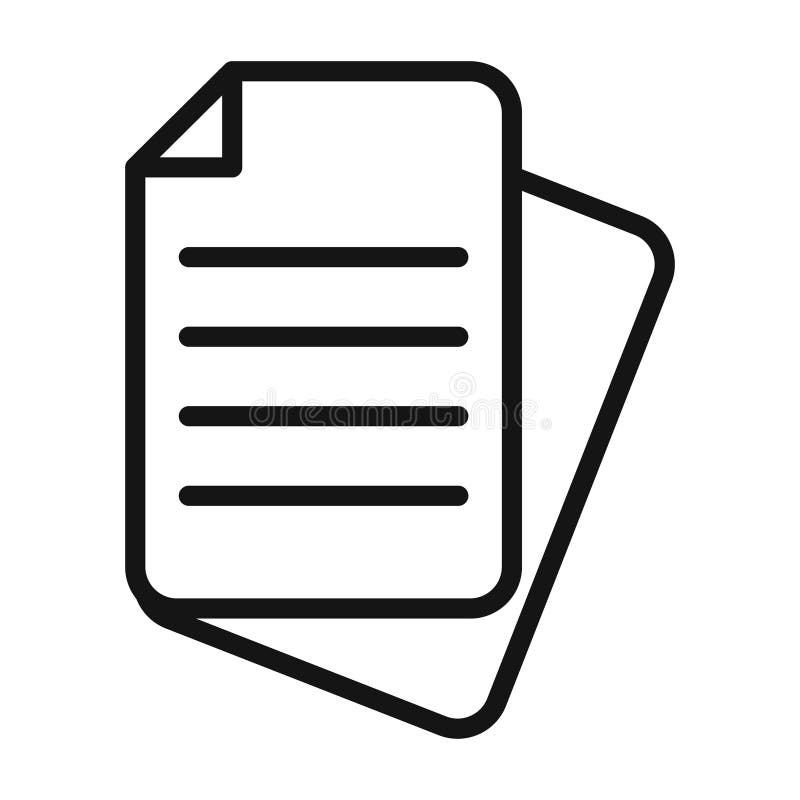 Document File Icon for Office Administration and Paperwork Management ...