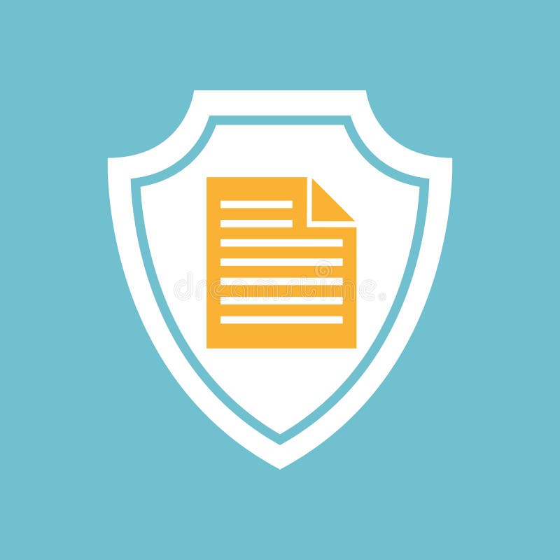 Document file icon stock illustration. Illustration of emblem - 79482345