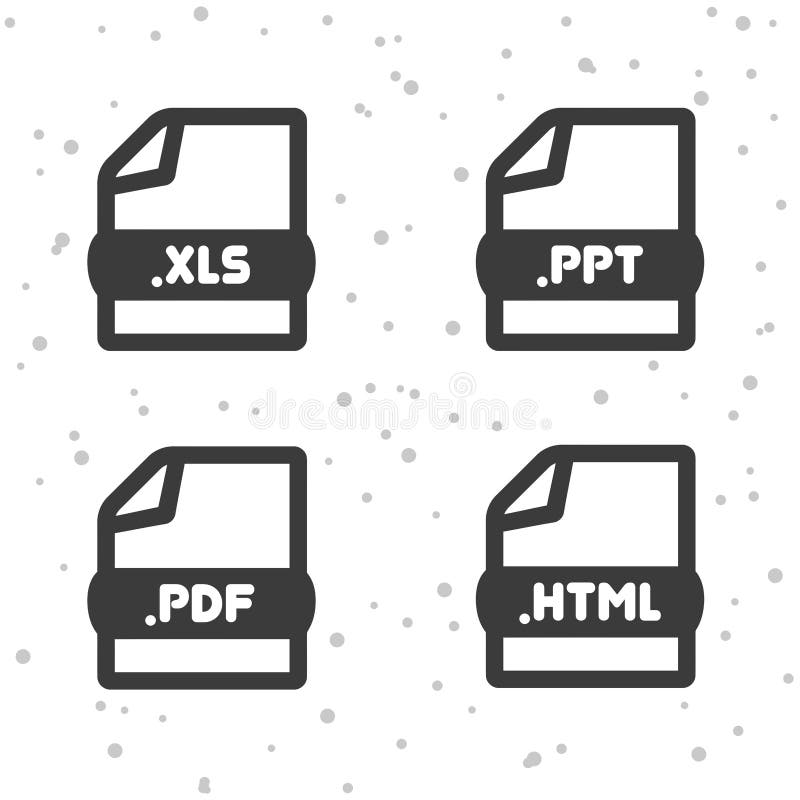 File icons stock vector. Illustration of isolated, paper - 8548068