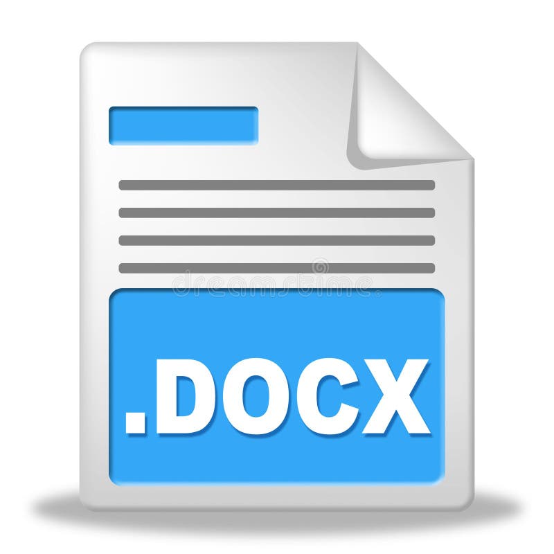 Document File Represents Records Data and Archives Stock Illustration ...