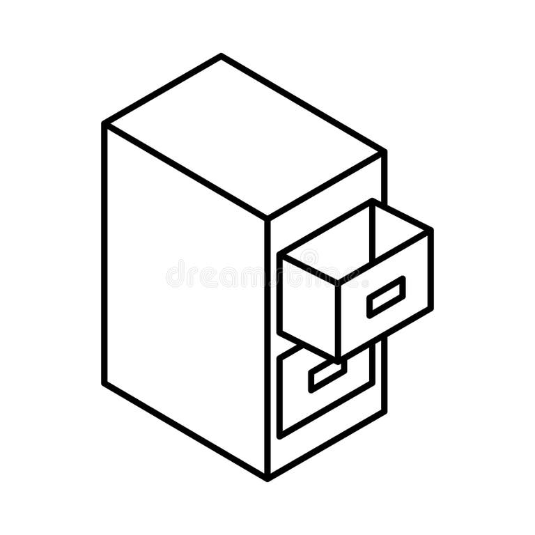 Filing Cabinet Icon Stock Illustrations – 811 Filing Cabinet Icon Stock ...