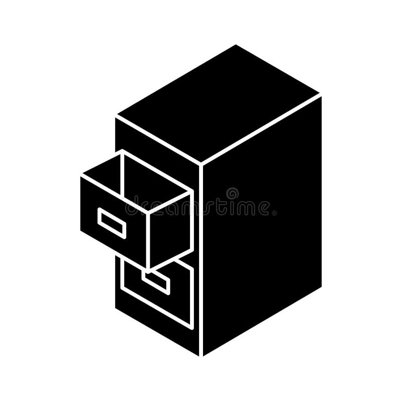 Filing Cabinet Icon Stock Illustrations – 1,312 Filing Cabinet Icon ...
