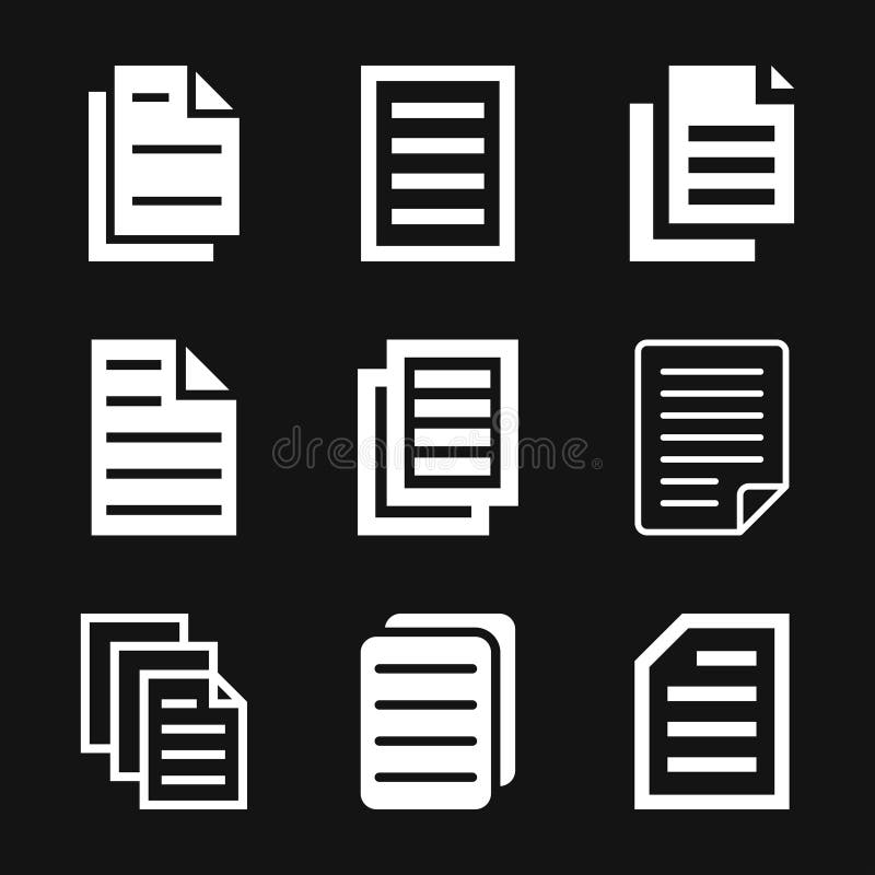 Document Flat Icon, Document Vector Icon. Illustration for Graphic and ...