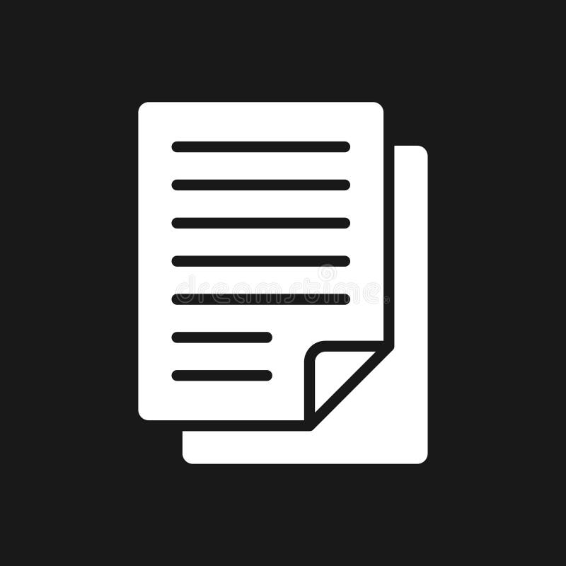 Document Flat Icon, Document Vector Icon. Illustration for Graphic and ...