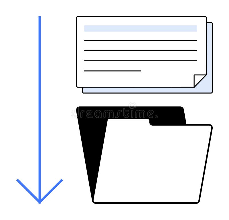 Structured Folder Hierarchy Stock Illustrations – 28 Structured Folder ...