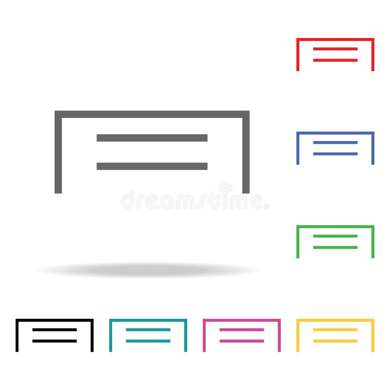 Document with Folded Upper Corner Icon. Elements in Multi Colored Icons ...