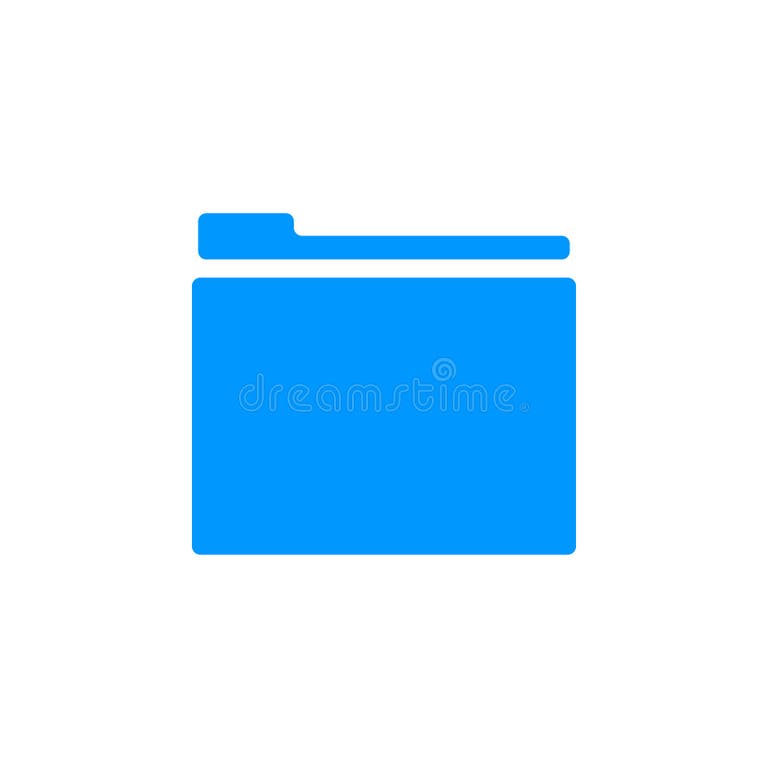 Document, Folder, Left, Previous Folder Icon Stock Vector ...